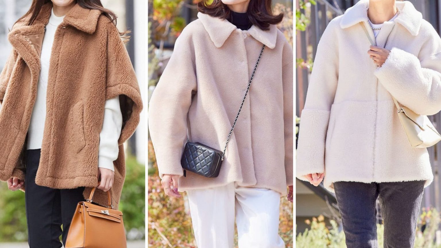 【ふわもこコート】はパンツ合わせでバランスよく着られる！＜神戸＆西宮SNAP＞ | VERY