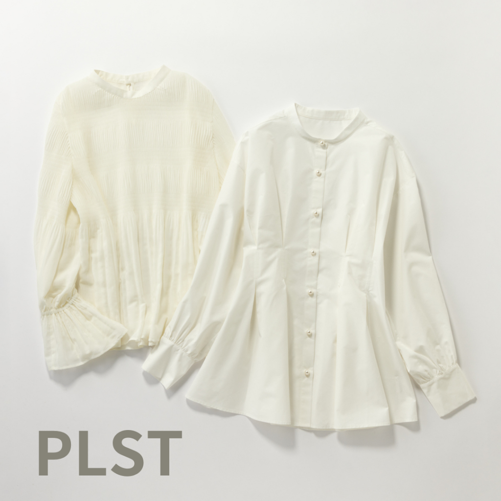 ￥8,990の【PLST】「白甘ブラウス」はINせずきれいめコーデが作れる！ | VERY