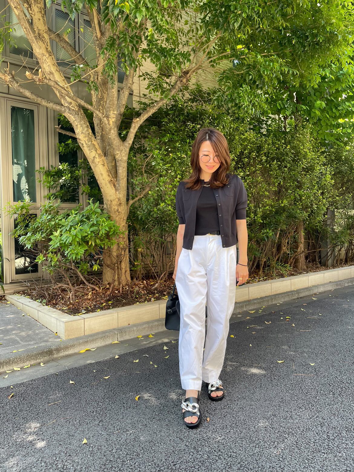 黒以外の色も人気！【CABaN】ハーフスリーブカーディガンSNAP | VERY