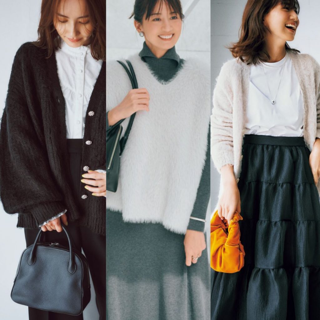 注目アイテム【シャギーニット】で優しげママに！華やか見えするコーデ7選 | VERY