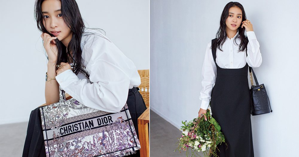 【DIOR】“モノトーン好き”武井咲さんが着こなす「最新ルック」4選 | VERY