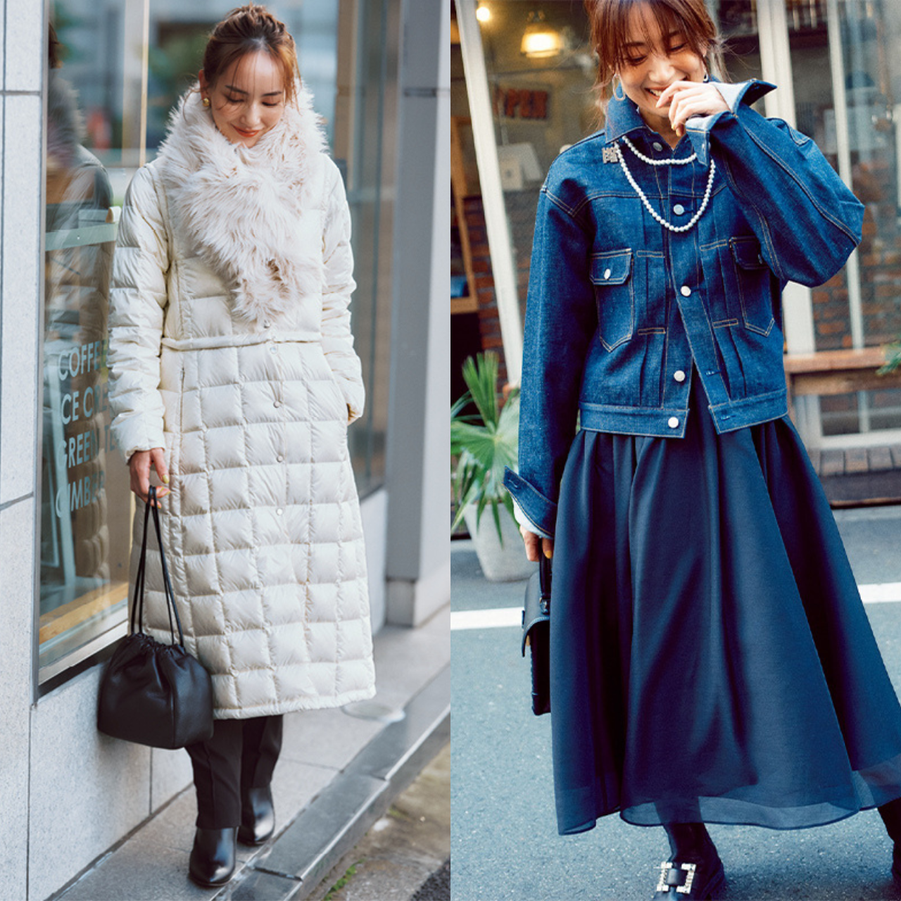 気温8度】オシャレも防寒も！最高・最低気温別おすすめコーデ16選 | VERY