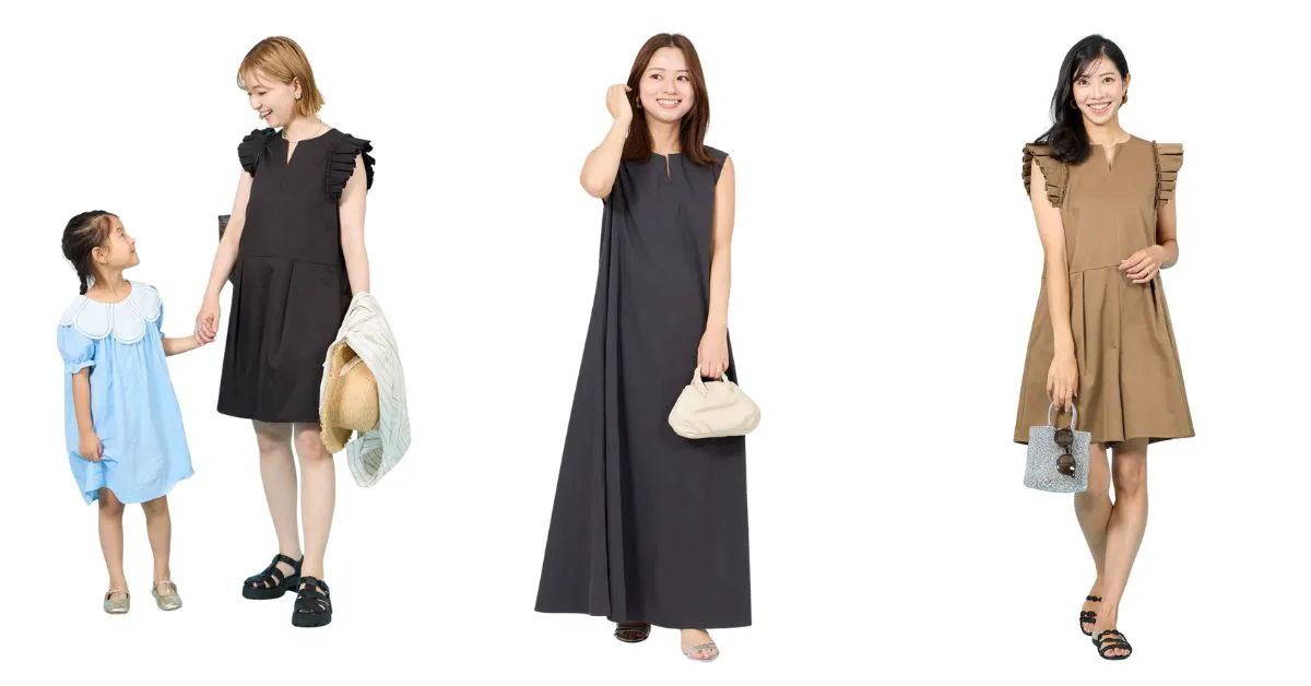 【撥水名品】プール＆公園⇔おでかけできる「ワンピ＆オールインワン」SNAP！ | VERY